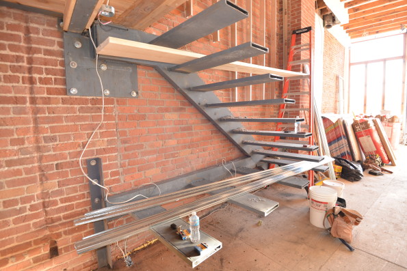 » Building a floating staircase Work Renovation