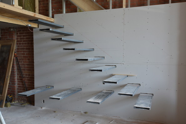 » Building a floating staircase Work Renovation